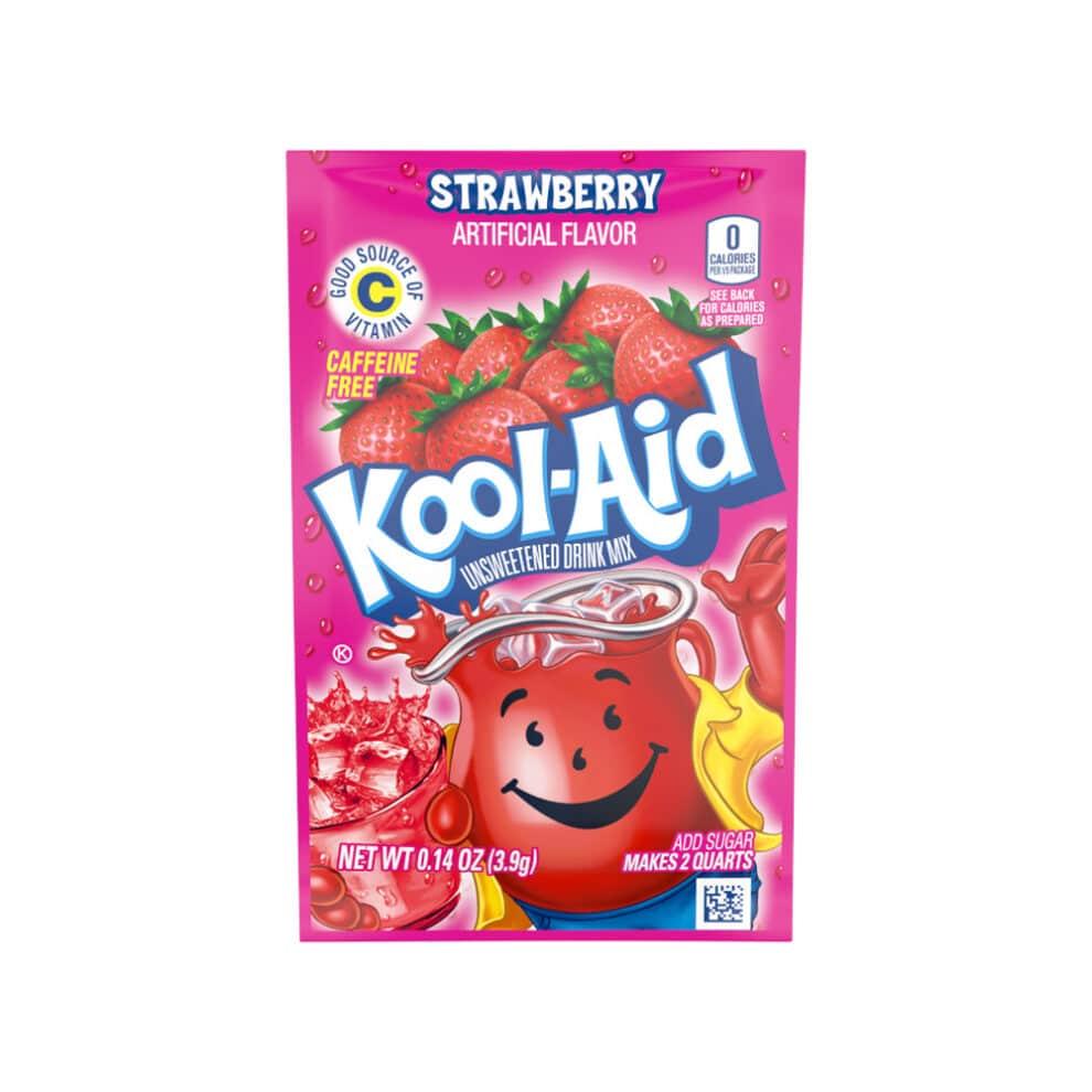 Kool Aid Sachet Strawberry (2 Quarts) | American Food Mart