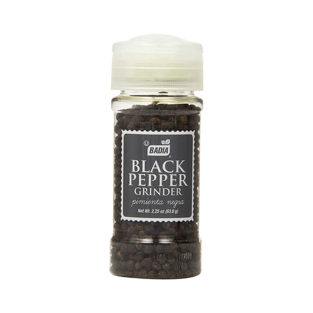Badia Black Pepper Whole Grinder 63.8g (2.25oz) | American Food Mart