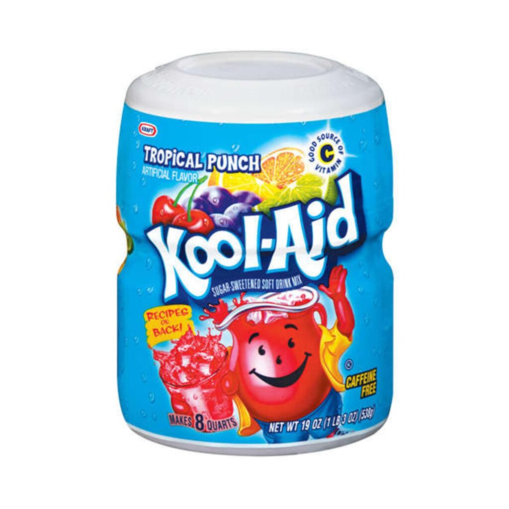 Kool Aid Tropical Punch Tub 538g (8 Quarts) | American Food Mart