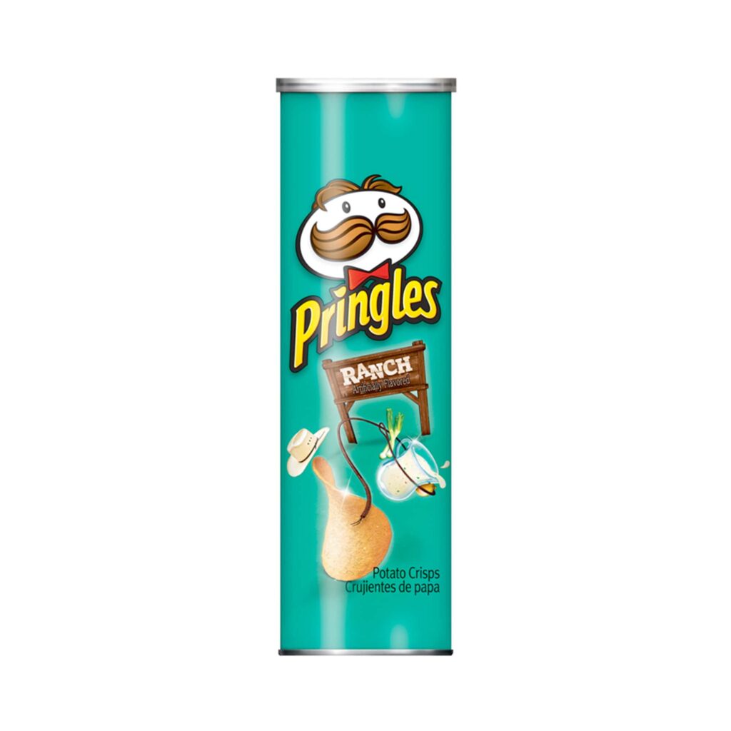 Pringles Ranch Flavour Potato Chips 158g (5.5oz) | American Food Mart