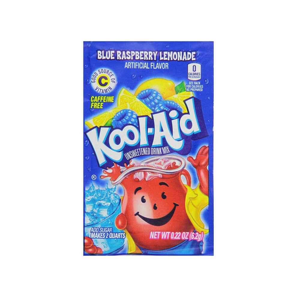 Kool Aid Sachet Blue Raspberry Lemonade (2 Quarts) | American Food Mart