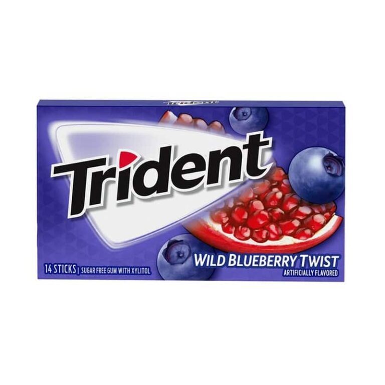 Trident Gum Wild Blueberry Twist 14ct | American Food Mart