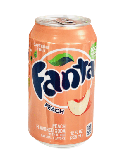 Fanta Peach Soda 355ml (12 fl.oz) | American Food Mart